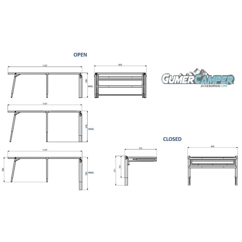 CAMA EASY BED PARA ESTRUCTURA CTA